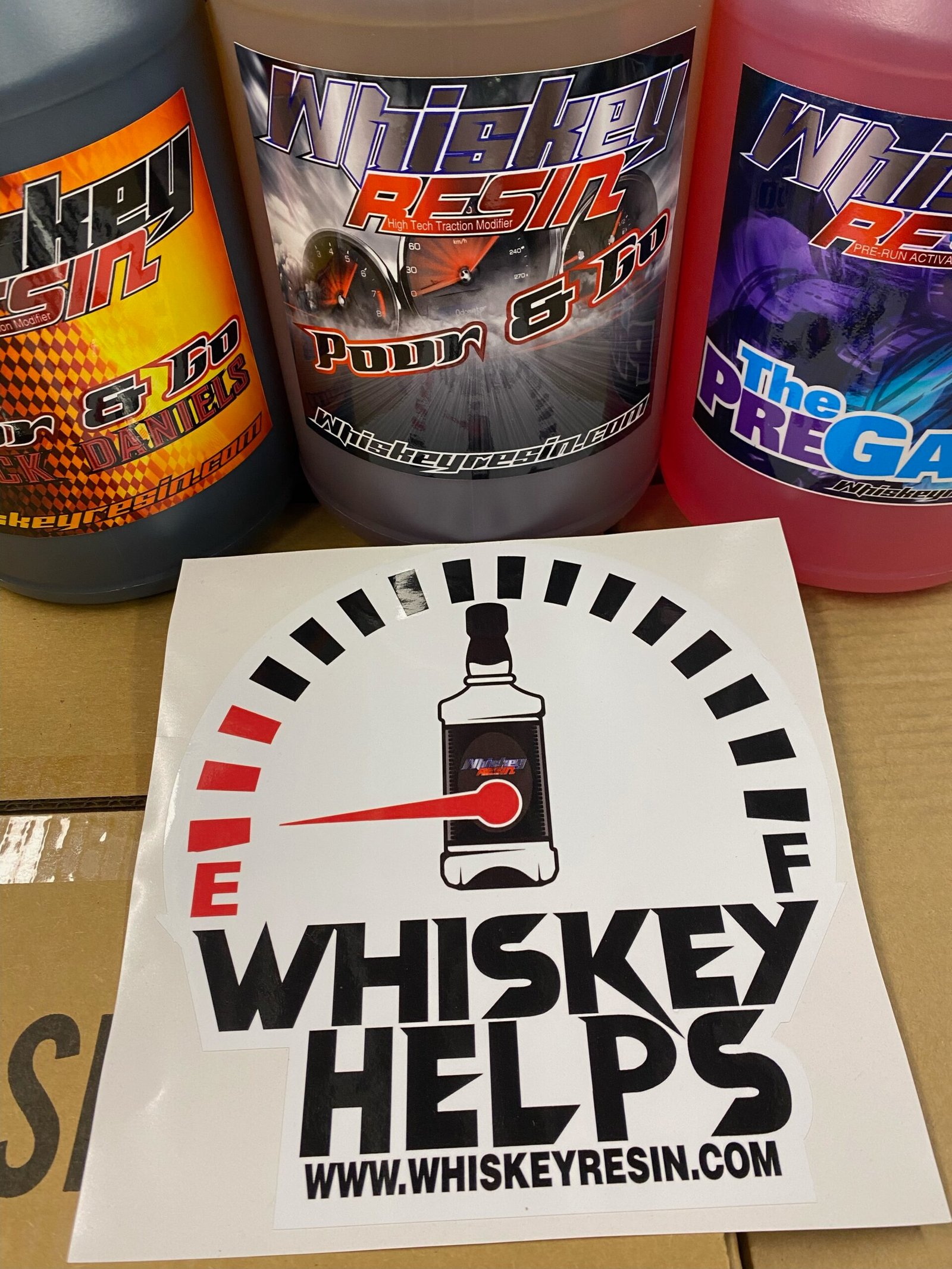 Whiskey Helps Decal – Whiskey Resin